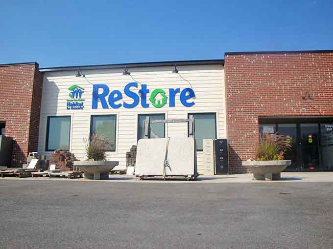 The unassuming brick exterior of ReStore hides a treasure trove within&mdash;like finding a speakeasy, but for home furnishings instead of cocktails.