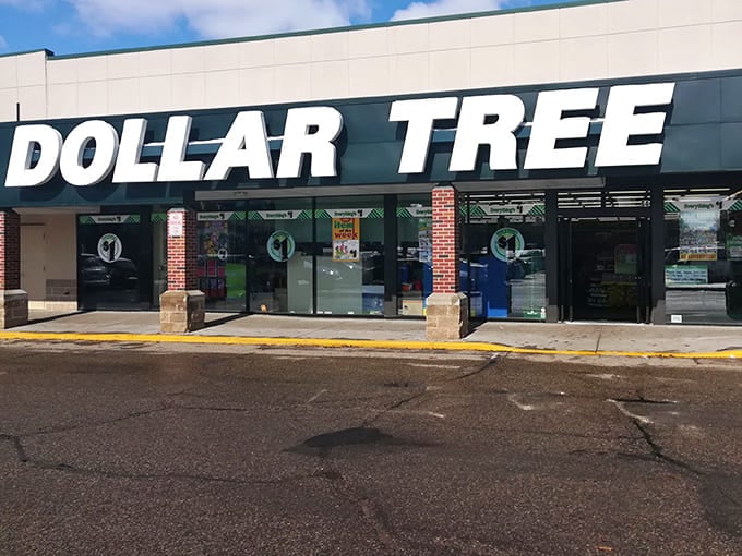 The unassuming storefront of Dollar Tree in Richfield stands like a beacon of budget-friendly possibility in Minnesota's retail landscape.
