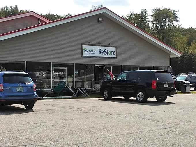 The unassuming exterior of ReStore houses more furniture treasures than a medieval castle, minus the uncomfortable thrones and lurking dragons.