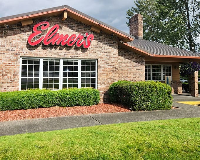 The iconic red Elmer's sign welcomes you like an old friend. This brick-and-timber sanctuary of comfort food has been making Tacoma residents feel at home for years.