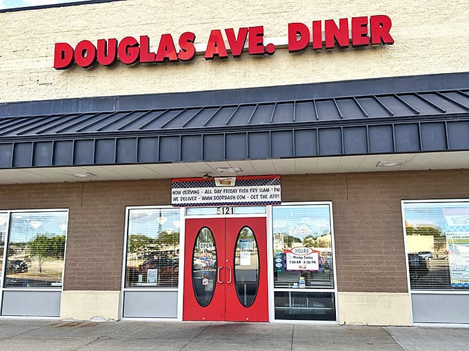 Those iconic red doors aren't just an entrance &ndash; they're a portal to breakfast nirvana where calories don't count and coffee flows eternally.