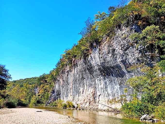 Nature's skyscraper: these limestone bluffs have been perfecting their dramatic pose for millions of years, no Instagram filters needed.
