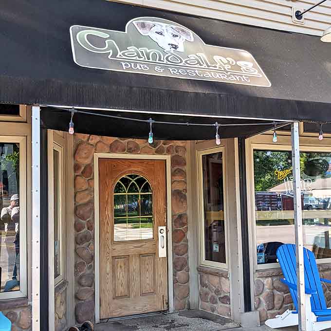 Gandalf's charming exterior beckons like a cozy hobbit hole for hungry humans, complete with stone accents that would make Bilbo Baggins feel right at home.