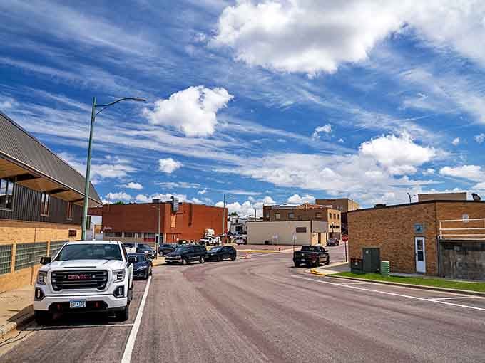 Blue skies and open roads &ndash; Fairmont's downtown offers that increasingly rare commodity in retirement: actual parking spaces.