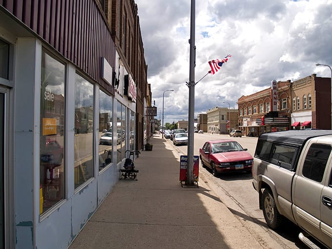 Main Street in Oakes stretches before you like a Norman Rockwell painting come to life, where your dollar stretches even further than the horizon.