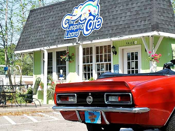 Classic cars and quirky cafes go together like sweet potato and biscuit dough&mdash;a perfect pairing outside this Shore Drive gem where nostalgia meets culinary creativity.
