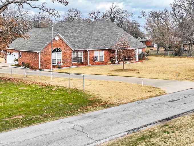 Cozy brick homes with spacious yards represent the American dream in tangible form&mdash;where neighbors wave and kids can actually play outside.