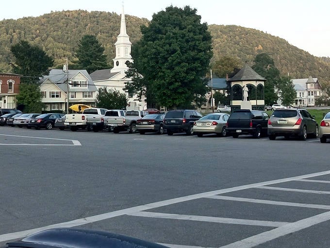 South Royalton's classic white church spire reaches skyward, anchoring a town green that Norman Rockwell would have painted twice just to get it right.