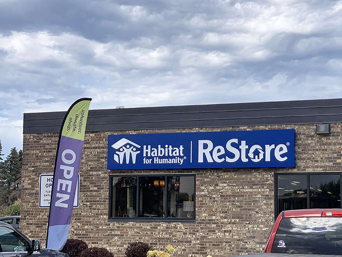 1. The unassuming brick exterior hides a wonderland of home furnishing treasures. Like finding a speakeasy, but instead of cocktails, you'll discover couches.