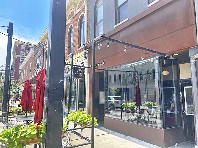 Nestled in downtown Iowa City, Pullman's unassuming exterior hides culinary treasures that would make any train passenger want to extend their stopover indefinitely.