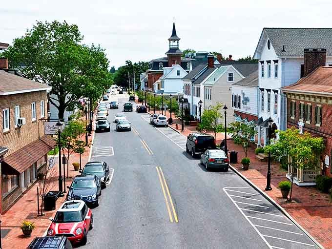 The view down Commerce Street showcases Smyrna's perfect blend of preservation and livability &ndash; history that doesn't require velvet ropes.