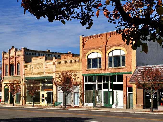 Historic brick buildings line Mount Pleasant's Main Street, where time seems to slow down and strangers become friends before you've finished your coffee.