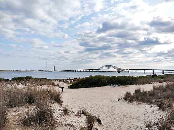 The Robert Moses Causeway stretches across the Great South Bay, welcoming visitors to leave their worries behind.
