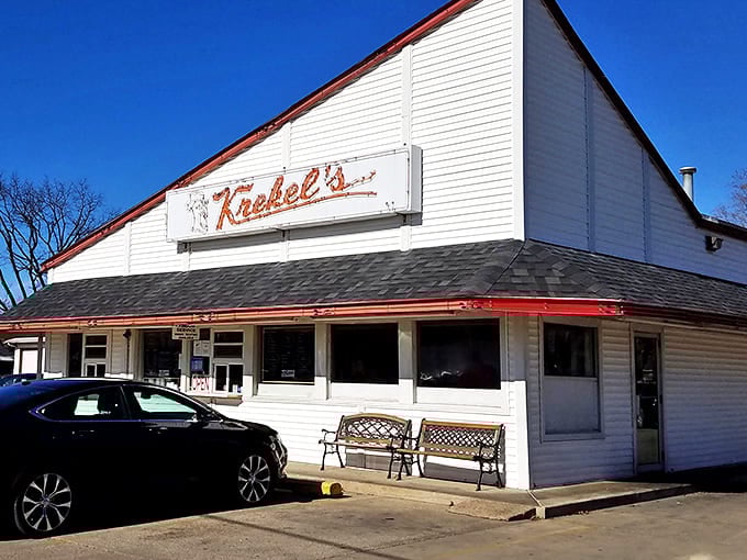 Krekel's unpretentious charm shines brightest against clear blue Illinois skies, promising simple pleasures that fancy restaurants with fourteen-syllable menu items can only dream of delivering.