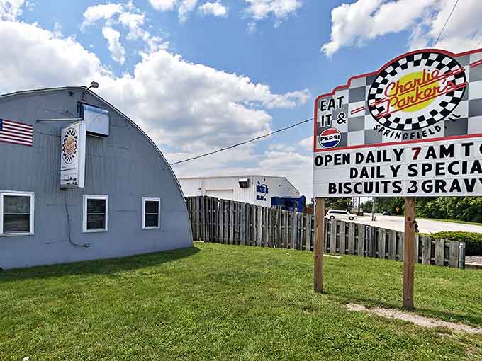 The iconic Quonset hut of Charlie Parker's stands like a time capsule of Americana, promising comfort food that'll make your cardiologist wince and your soul sing.