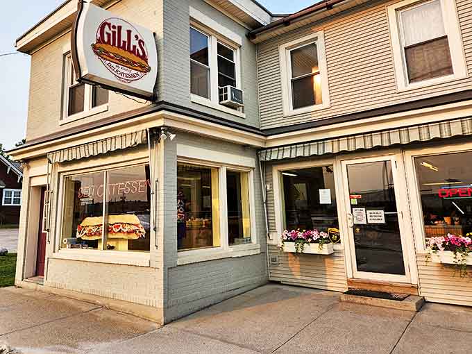 The pale green clapboard building with its iconic sandwich sign has been stopping Rutland traffic for decades. Sandwich salvation awaits inside.