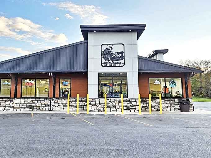 The unassuming exterior of Fry Bros Turkey Ranch belies the culinary treasures waiting inside. Sometimes the best meals hide behind the simplest facades.