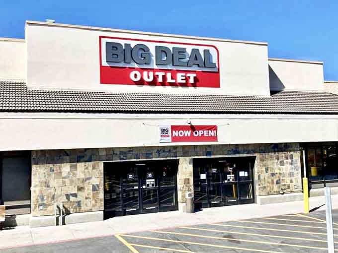 The iconic Big Deal Outlet sign promises what lies within&mdash;a wonderland where your dollar stretches further than you thought possible in today's economy.