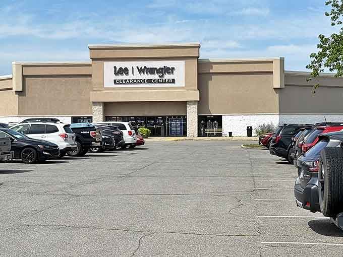 The Lee Wrangler clearance center stands ready to outfit everyone from actual cowboys to those who just want to look the part.