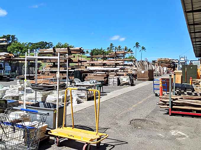 A tropical haven for quality lumber, where island inspiration meets everything you need for decks, gardens, and creative builds.