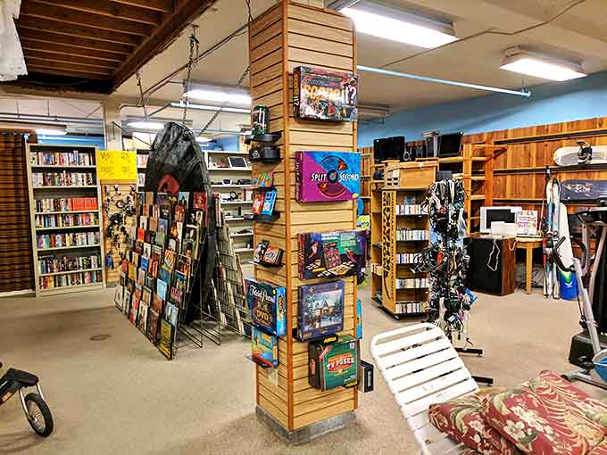 From board games to electronics, Restyle's entertainment section offers affordable fun alongside books and media for every interest.