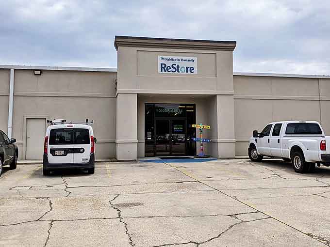 The unassuming exterior of ReStore hides a warehouse of possibilities waiting to be discovered inside.