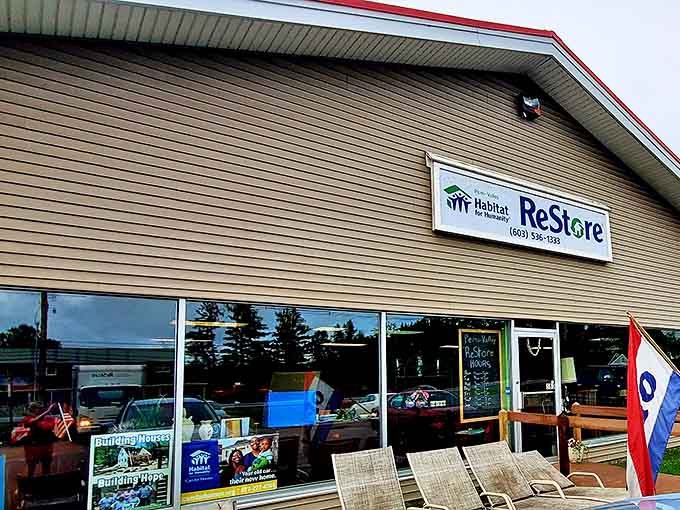 The unassuming exterior of ReStore houses treasures that would make any HGTV host swoon. Affordable home furnishing paradise awaits behind these doors.