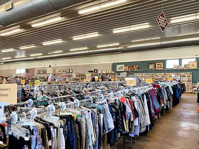 Inside, a carefully curated chaos of home d&eacute;cor, clothing, and knickknacks creates the perfect hunting ground for the patient treasure-seeker.