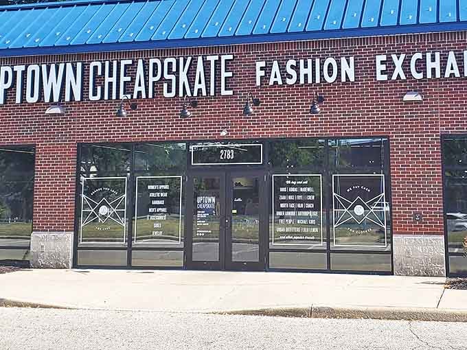 The brick storefront of Uptown Cheapskate beckons like a fashion oasis in Reynoldsburg. No secret handshake required&mdash;just an appreciation for style on a budget.