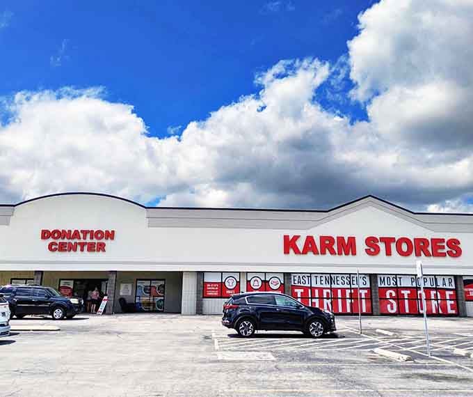 The unassuming exterior of KARM Stores hides a treasure trove within. Like finding an uncut diamond at a yard sale, this place delivers unexpected riches.