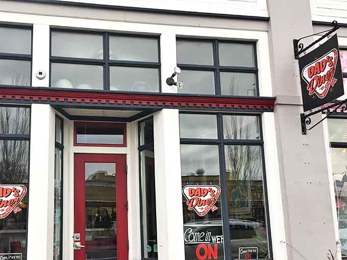 That iconic red door stands ready to usher you into biscuit-and-gravy paradise &ndash; no password required, just an appetite and a willingness to wait for greatness.