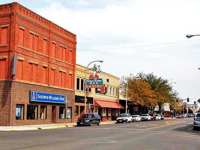 Historic brick buildings stand like sentinels of simpler times. Downtown Miles City maintains its authentic Western character without a hint of tourist-trap pretension.