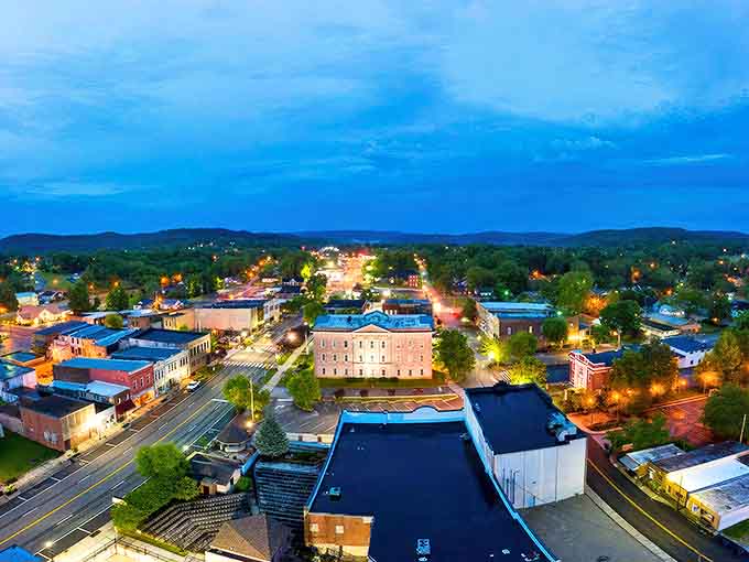 Sparta comes alive at twilight, when the historic downtown glows with promise and the surrounding hills cradle this hidden Tennessee gem like a precious heirloom.