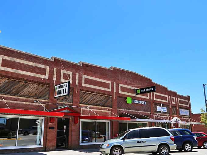 The Pineapple Grill sits proudly among brick buildings that have witnessed decades of local stories. No fancy fusion menu needed when comfort food does the talking.