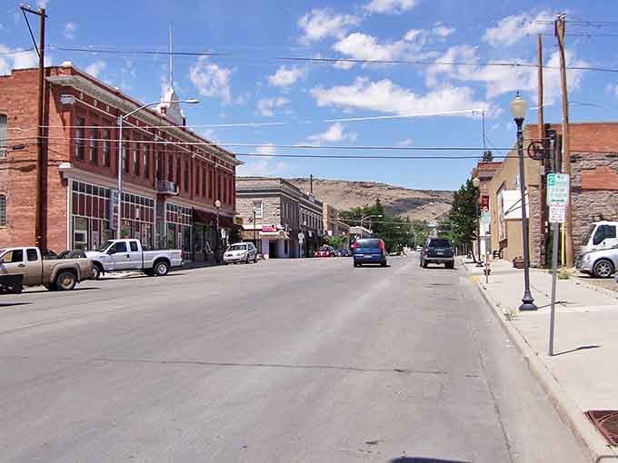 Historic downtown Rawlins showcases beautifully preserved brick buildings from another era, where modern life moves at a refreshingly manageable pace.