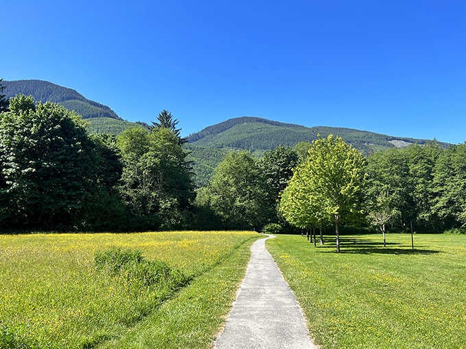 Nature's version of a welcome mat &ndash; Rasar's trails invite you to wander between sun-dappled meadows and forest shade, no reservation required.