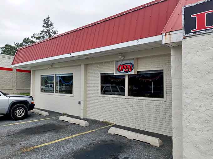 The classic white brick exterior might not scream "food paradise," but locals know this unassuming building houses Georgetown's breakfast holy grail.
