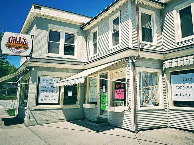 A neighborhood landmark since the '60s, Gill's storefront promises affordable deliciousness behind those welcoming doors.