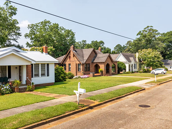 Tree-lined streets and well-kept lawns tell the story of Troy, where neighbors still wave and front porches aren't just for show.