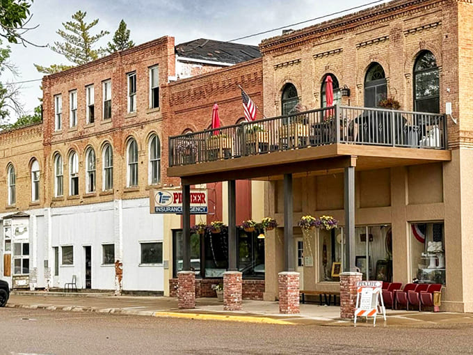 A view that captures Fort Benton's personality&mdash;small-town charm with a beautiful sky backdrop.