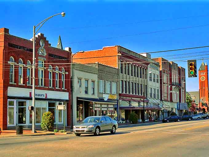 Broad Street's architectural parade showcases Selma's storied past, where brick facades and ornate details tell tales older than your grandmother's secret recipes.