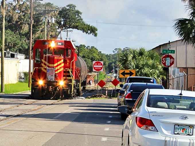 All aboard the nostalgia express! Ocala's historic railway adds a touch of old-world charm as it rumbles through town, connecting past and present.