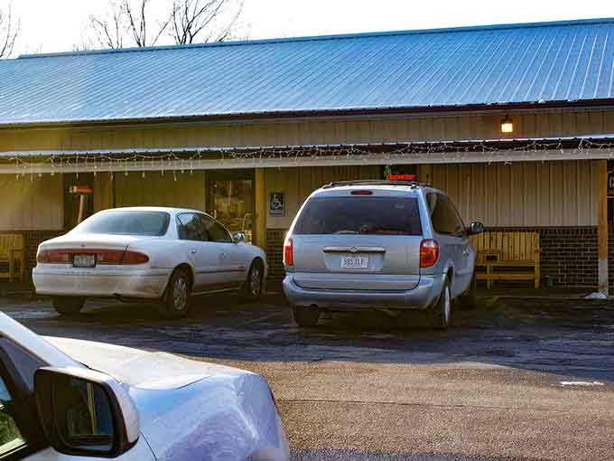 The unassuming exterior of Henry's Diner stands like a culinary speakeasy &ndash; not flashy, but those in the know understand the treasures that await inside.