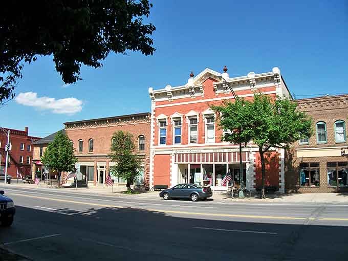 Downtown Potsdam's historic buildings stand like friendly sentinels, welcoming you to a Main Street that Norman Rockwell would have happily painted.