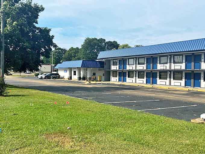 The Blue Sky Motel stands as a testament to small-town hospitality, where affordability meets that classic roadside charm you thought had disappeared forever.