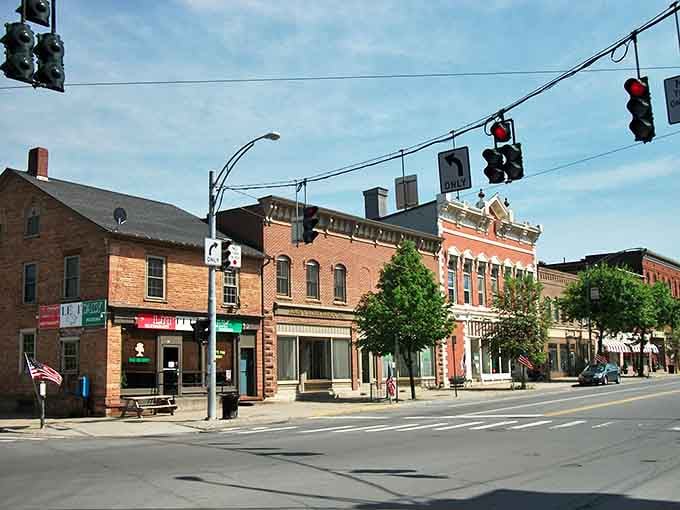Downtown Potsdam's historic buildings stand like friendly sentinels, welcoming you to a Main Street that Norman Rockwell would have happily painted.