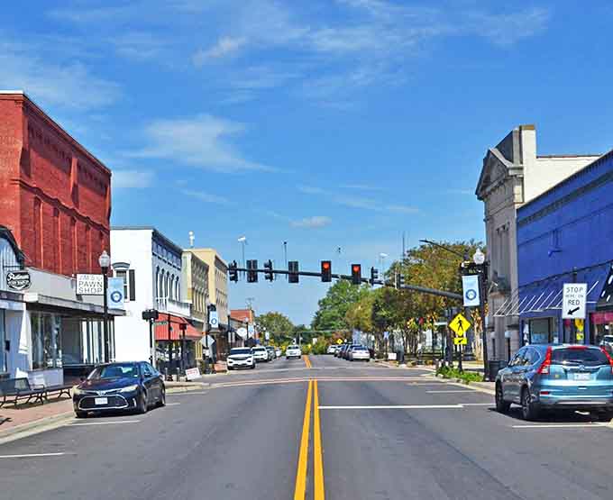 Emporia's Main Street offers that perfect small-town tableau &ndash; historic buildings, blue skies, and not a parking meter in sight.