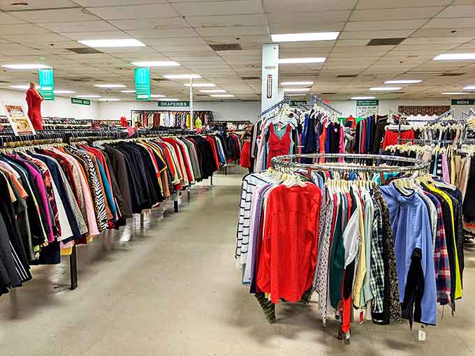 Welcome to treasure hunter heaven! Rows upon rows of organized chaos await, where one person's castoffs become another's can't-live-without discoveries.