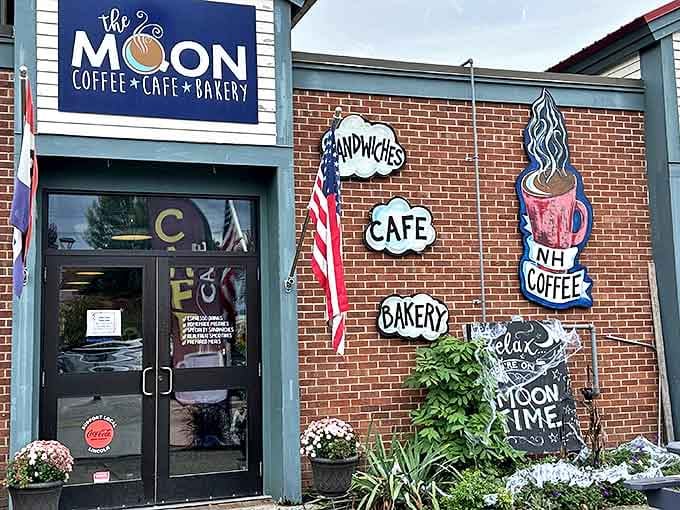 Cloud-shaped signs and cosmic murals make this café instantly recognizable. It's like the breakfast gods themselves designed a temple to morning delights.
