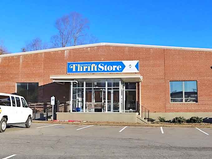 Blue skies and better deals—this Asheville thrift paradise stands ready to transform your Saturday errands into a full-blown treasure expedition.